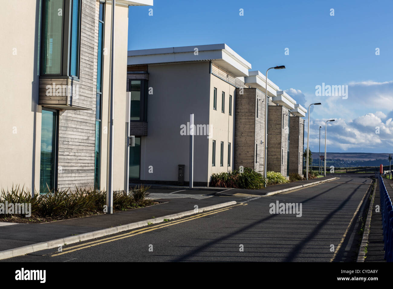 Modern office buildings in a seaside location Stock Photo - Alamy
