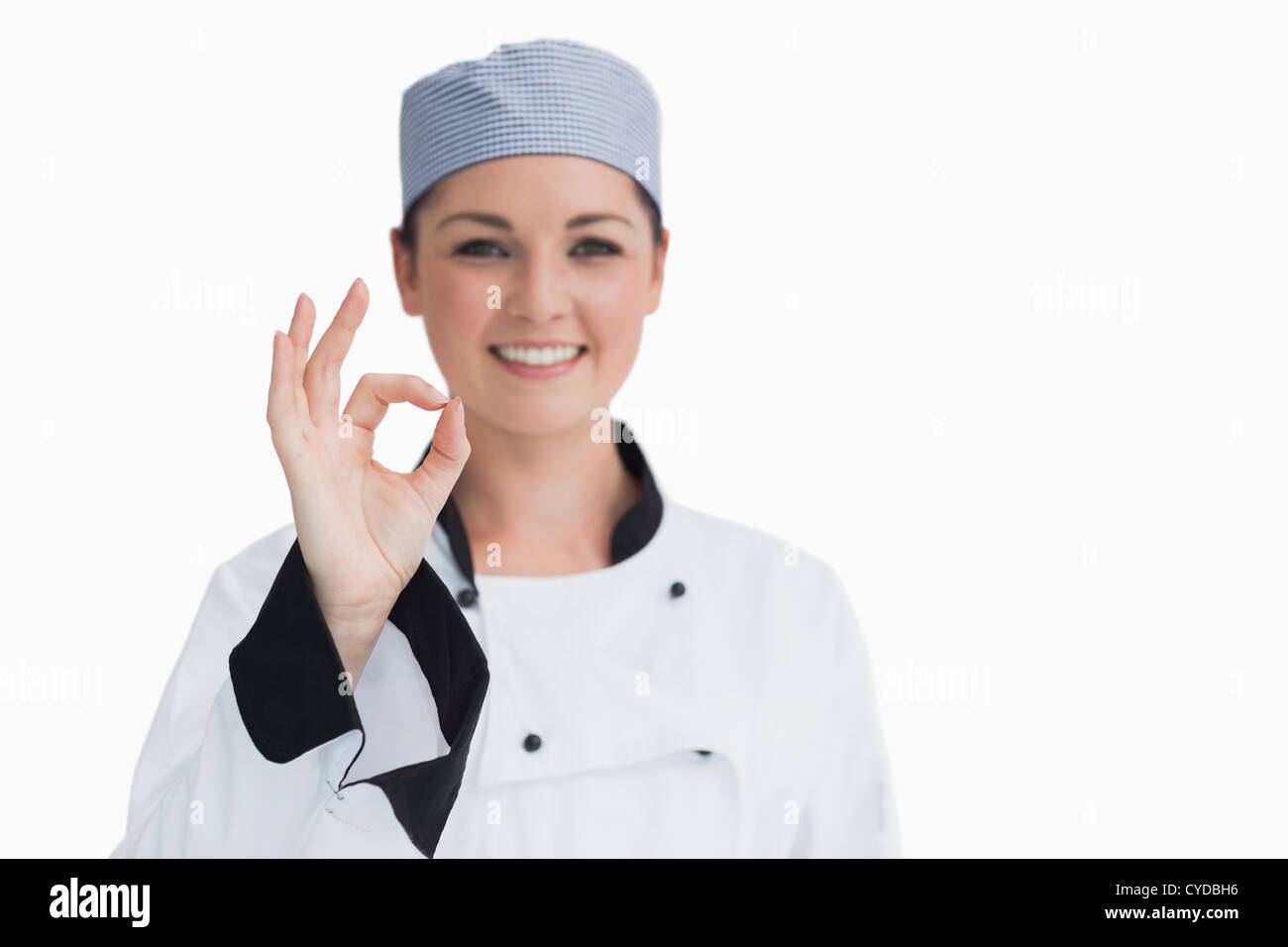 Chef giving ok sign hi-res stock photography and images - Alamy