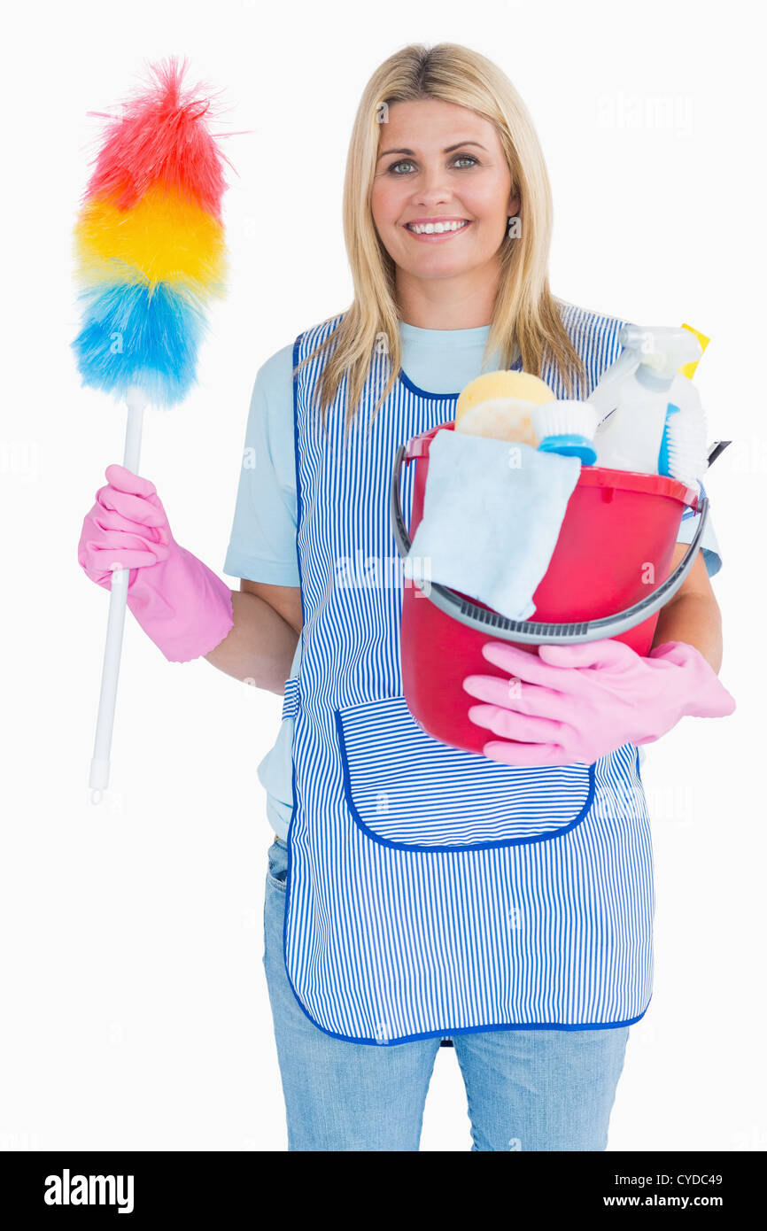 Woman with feather hi-res stock photography and images - Alamy