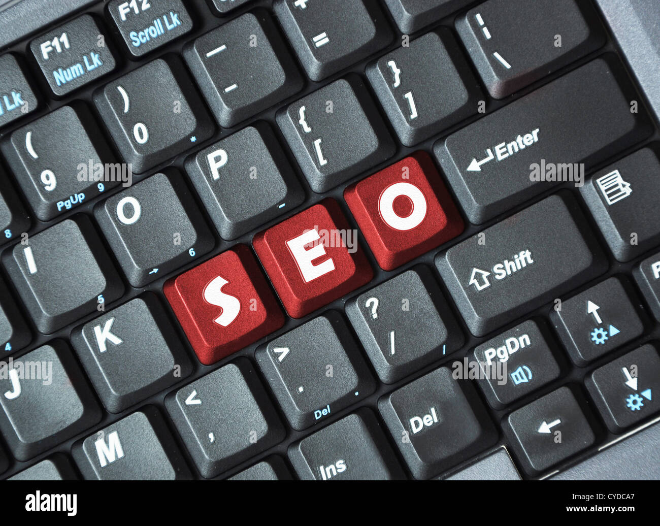 Seo on keyboard Stock Photo - Alamy
