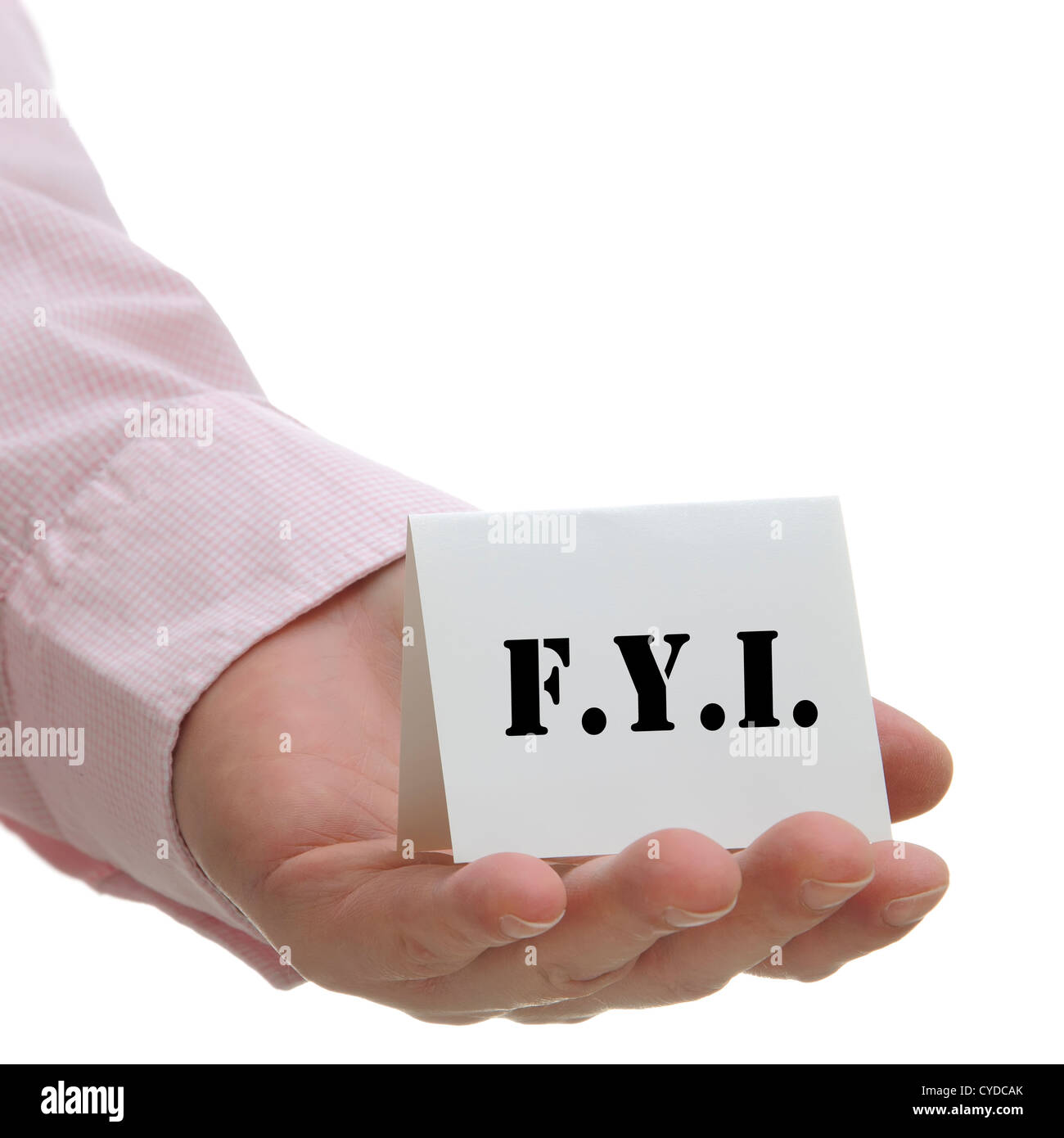 Fyi symbol hi-res stock photography and images - Alamy