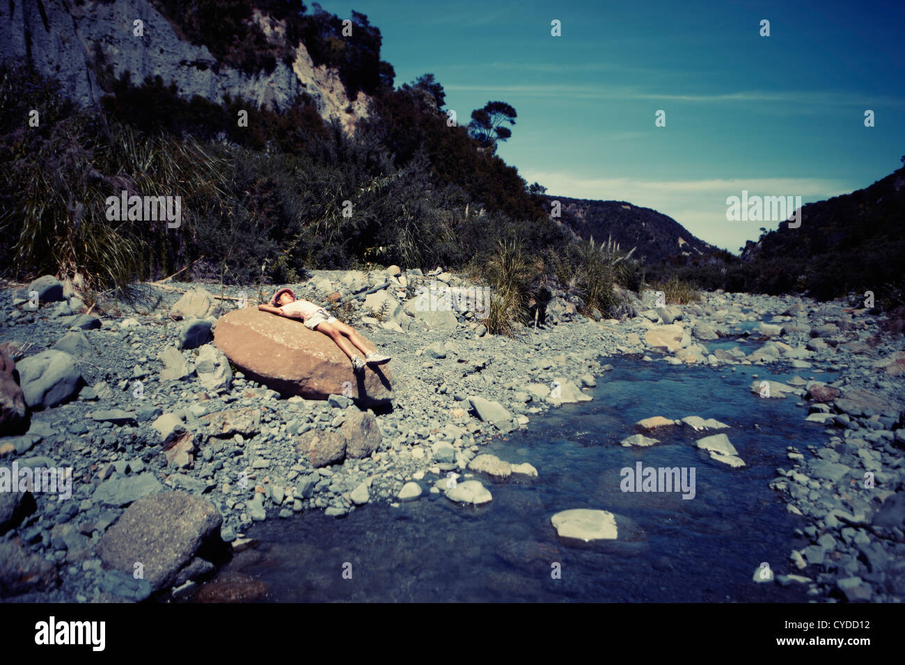 Girl beside river hi-res stock photography and images - Alamy