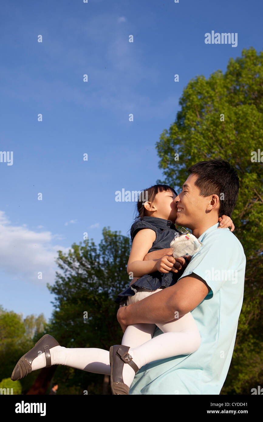 Father and Daughter, hugging Stock Photo - Alamy