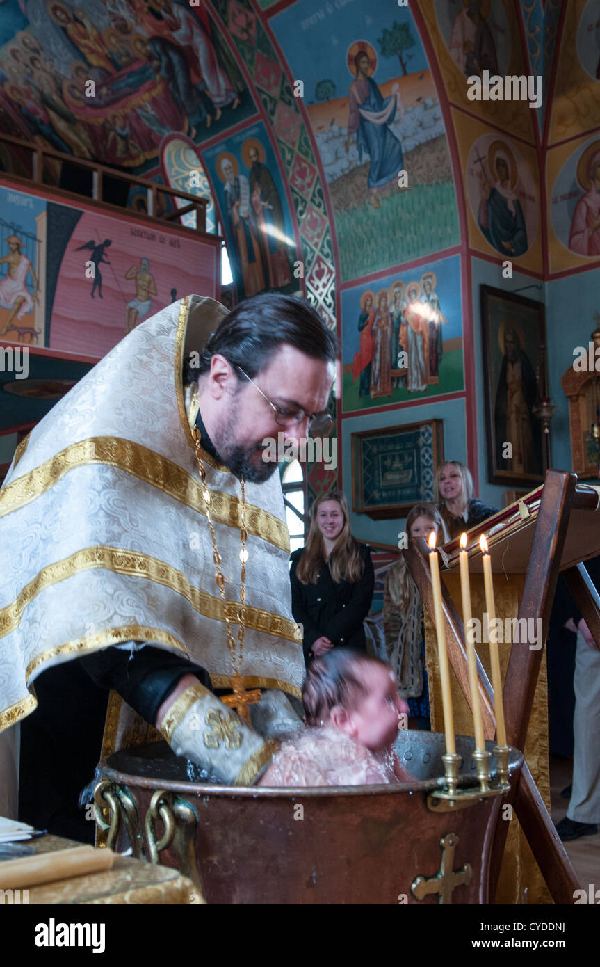 Orthodox Christening High Resolution Stock Photography and Images - Alamy