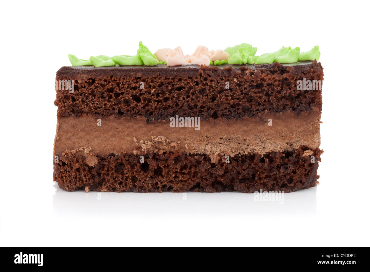 Piece cake candle slice Cut Out Stock Images & Pictures - Alamy
