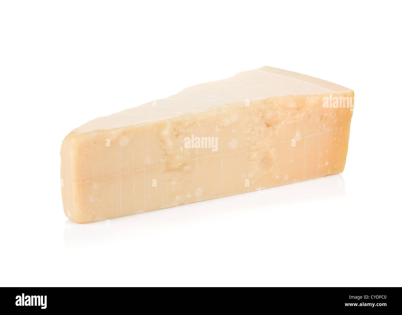 Parmesan cheese. Isolated on white background Stock Photo - Alamy