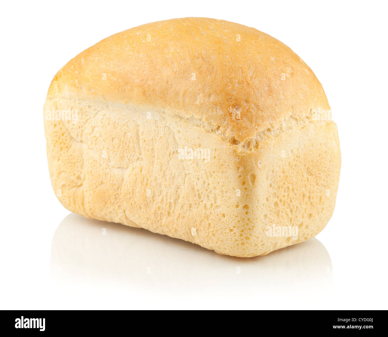 White bread. Isolated on white background Stock Photo - Alamy
