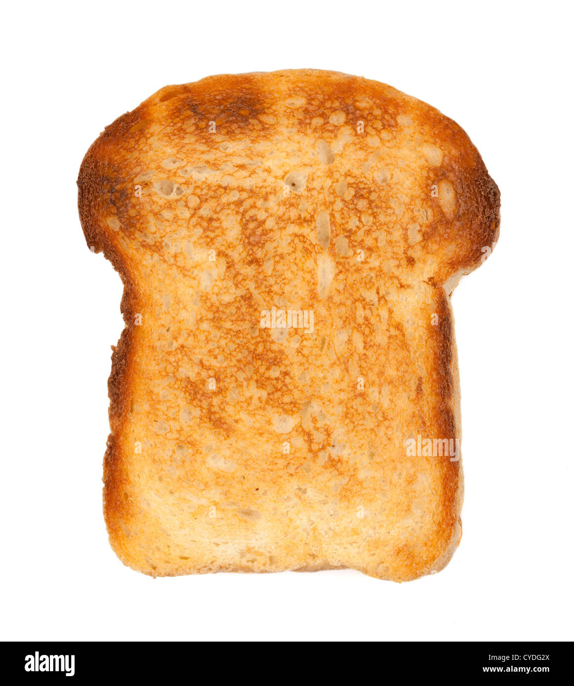White bread toast. Isolated on white background Stock Photo - Alamy