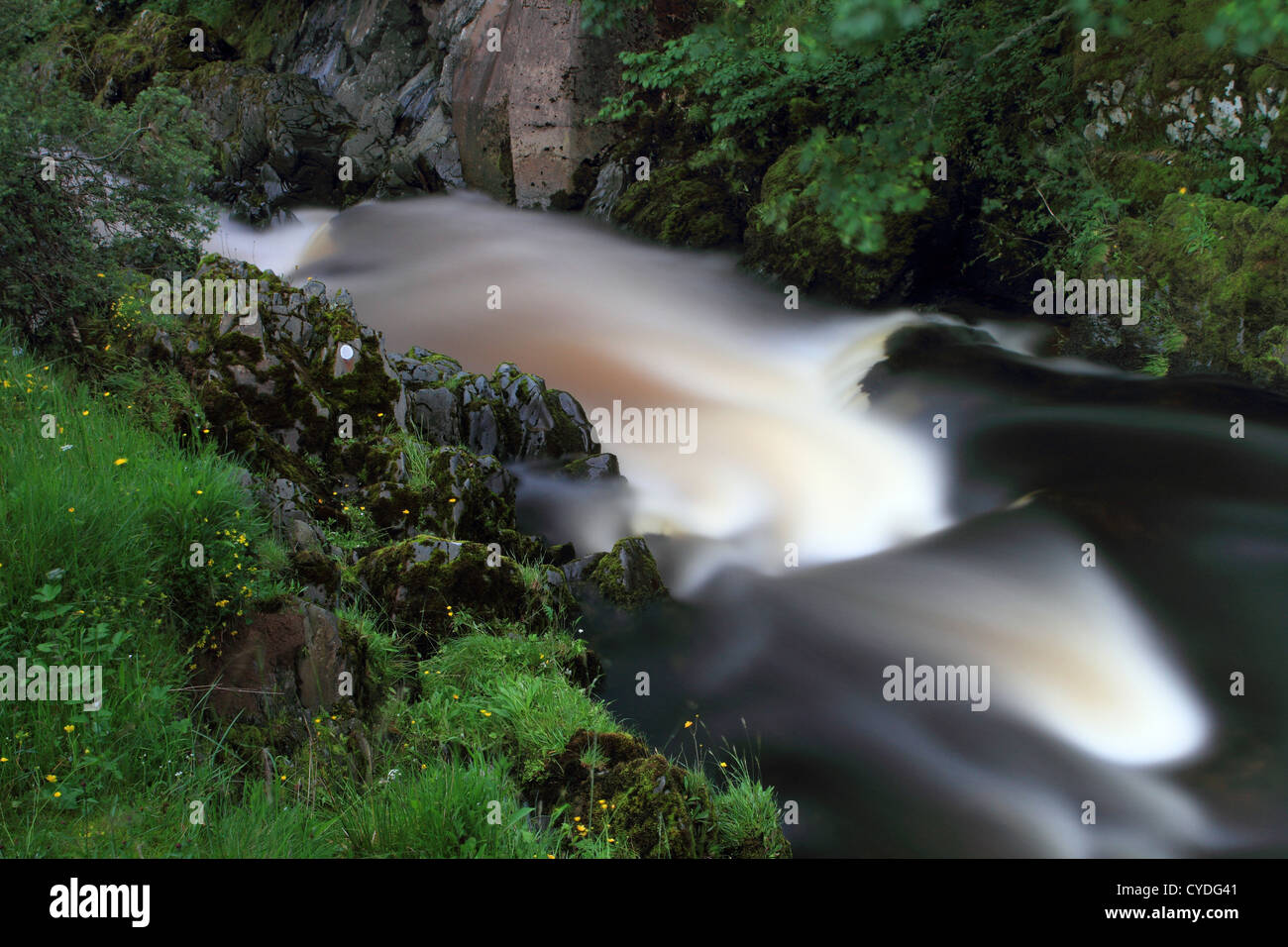 River Tweed in the parish of Tweeddale, Scottish Borders Stock Photo ...