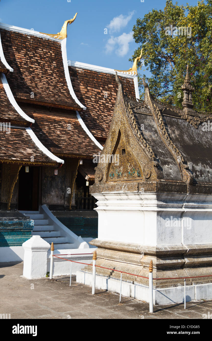 Part of the Buddhist Temple Vat Xieng Thong in Luang Prabang, Laos ...