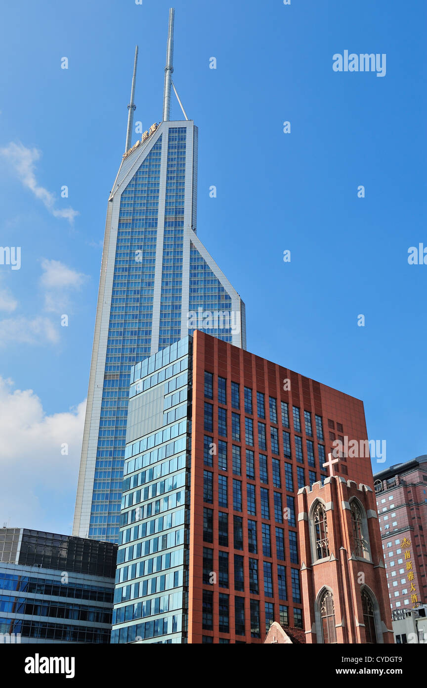 Urban architectures with city skyline Stock Photo - Alamy