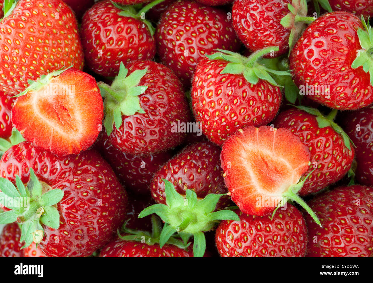 Strawberry Halves High Resolution Stock Photography and Images - Alamy