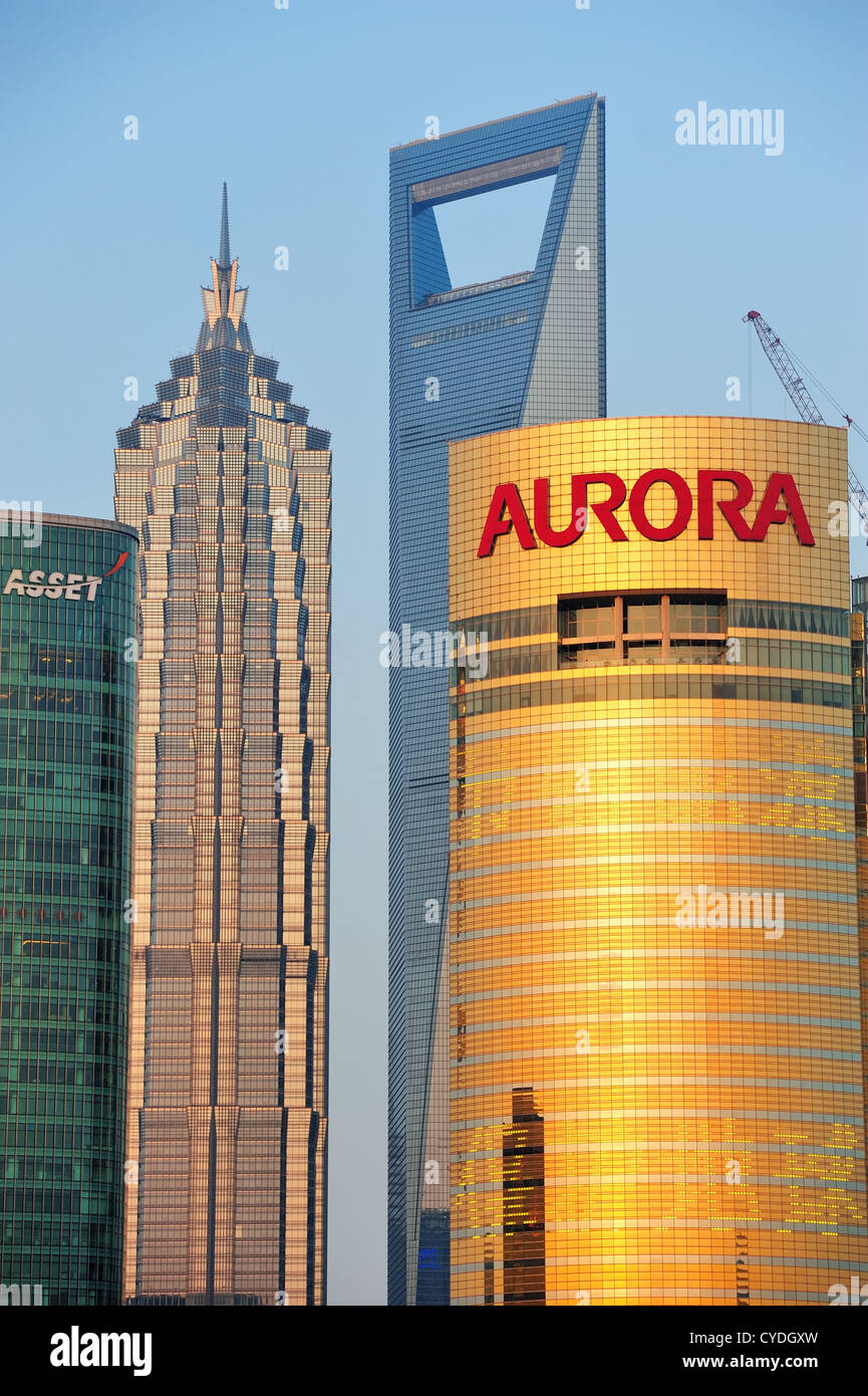 Urban architectures with city skyline Stock Photo - Alamy