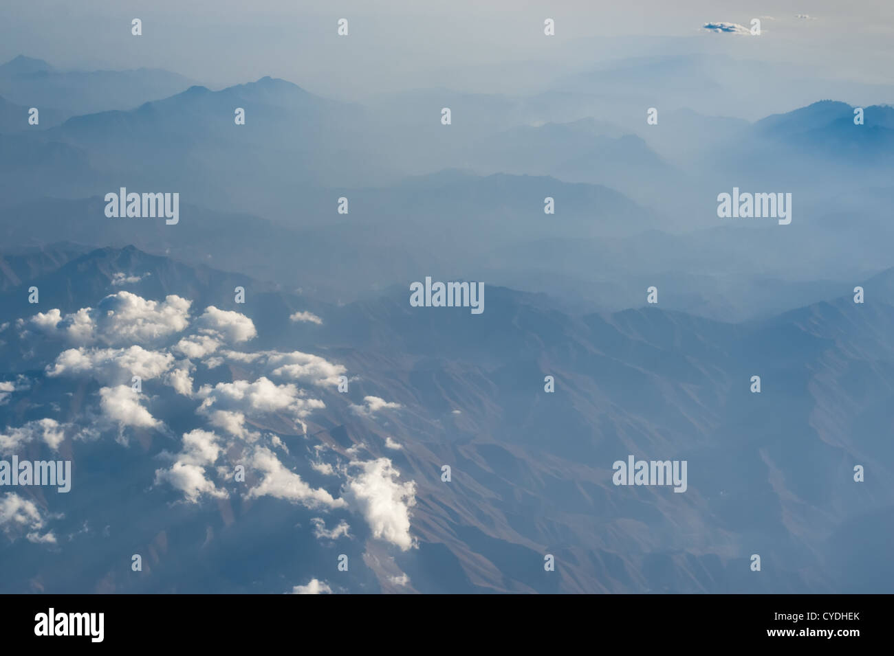 Mountain landscape under blue sky Stock Photo - Alamy