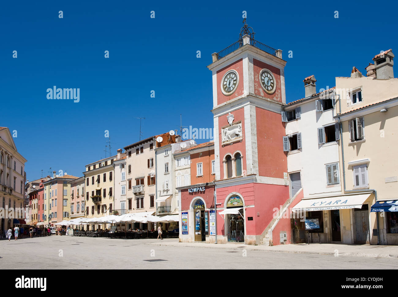 Rovinj clock tower hi-res stock photography and images - Alamy
