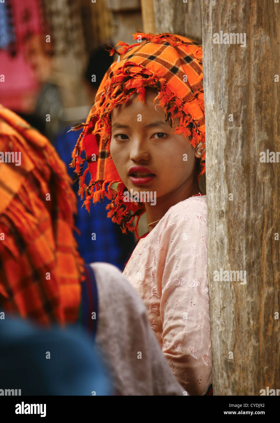Woman From Taunggyi, Myanmar Stock Photo - Alamy