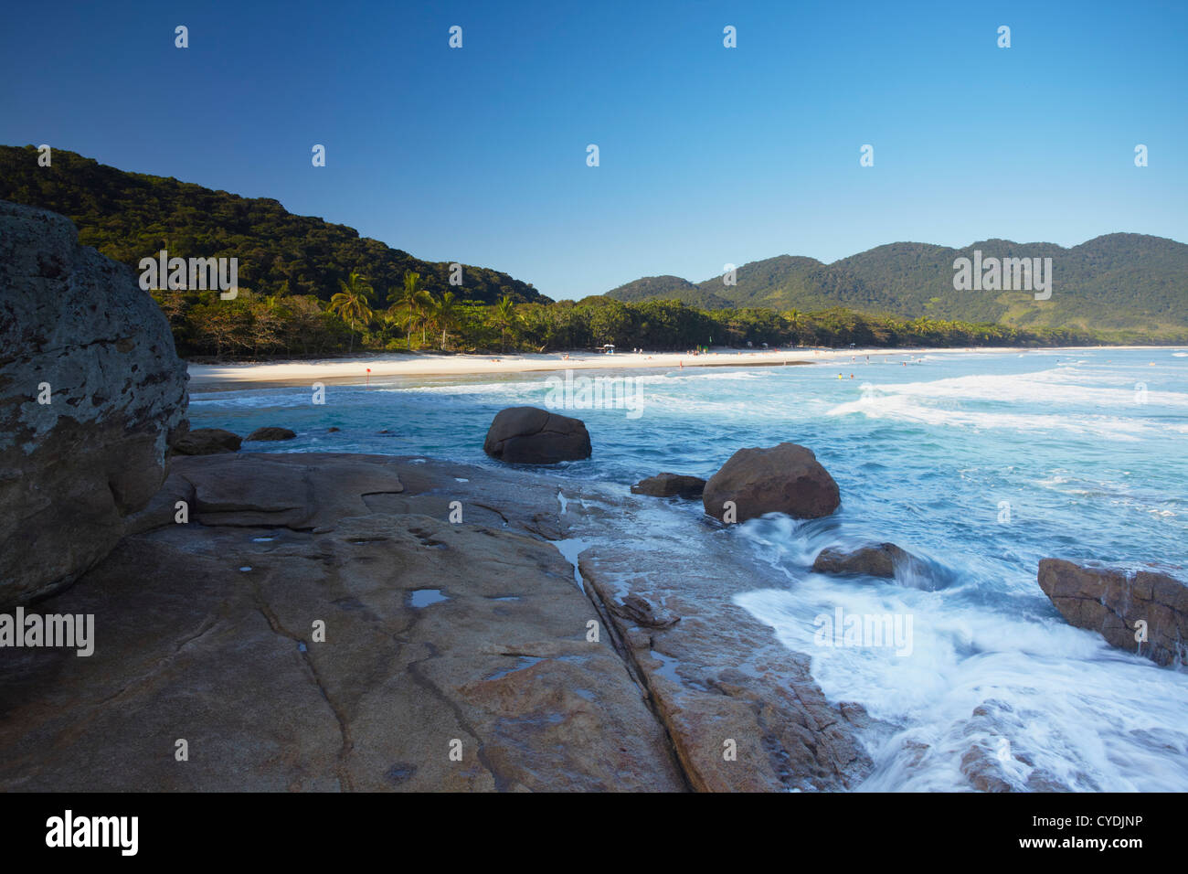 Lopes Mendes beach, Ilha Grande, Rio de Janeiro State, Brazil Stock ...