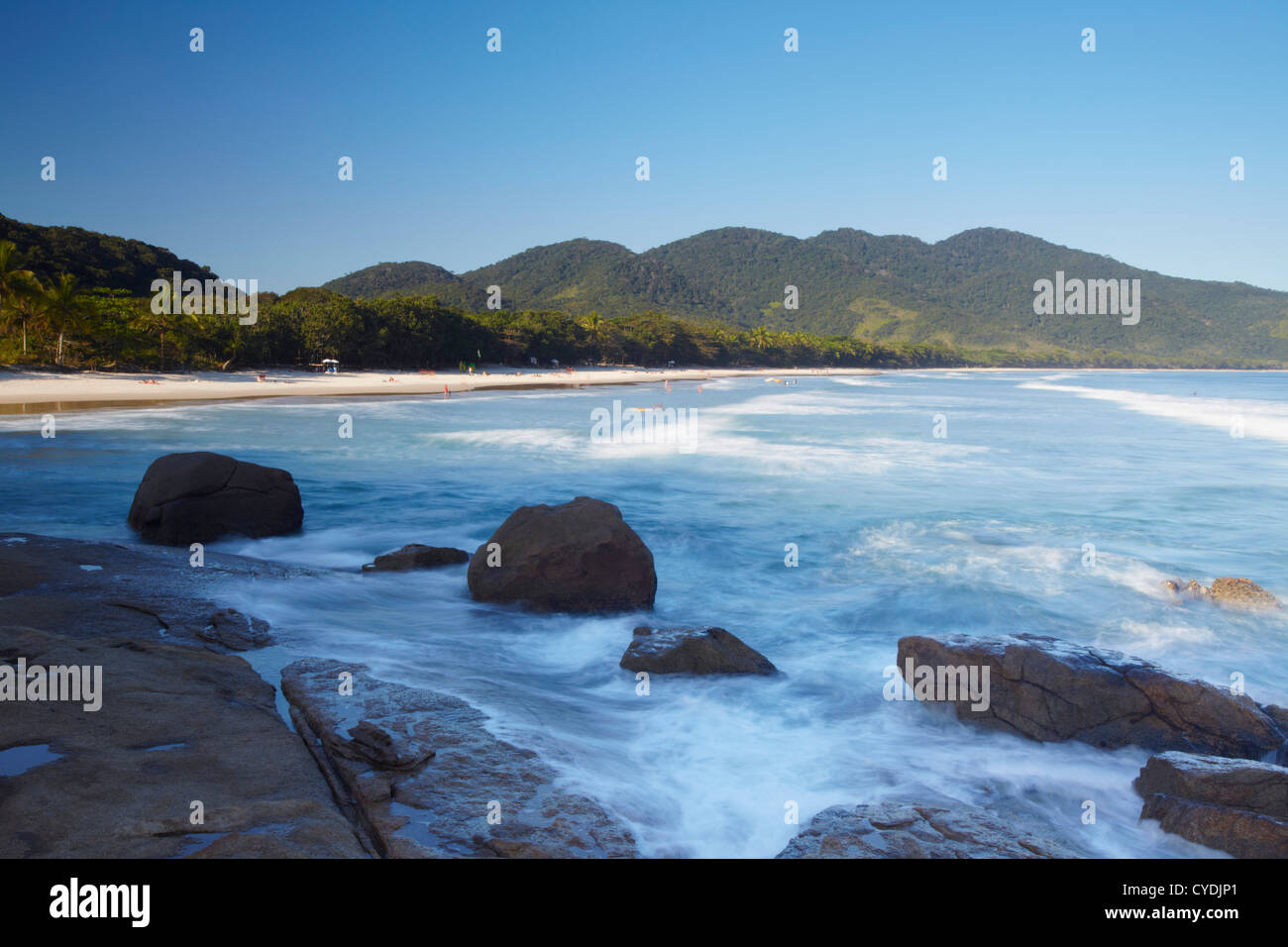 Lopes Mendes beach, Ilha Grande, Rio de Janeiro State, Brazil Stock ...