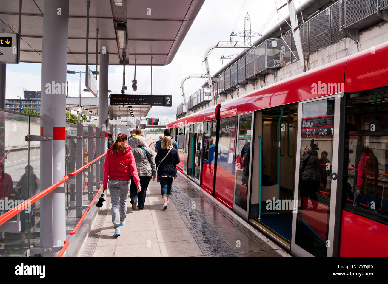 DLR (Docklands Light Railway) Station, London, UK Stock Photo - Alamy