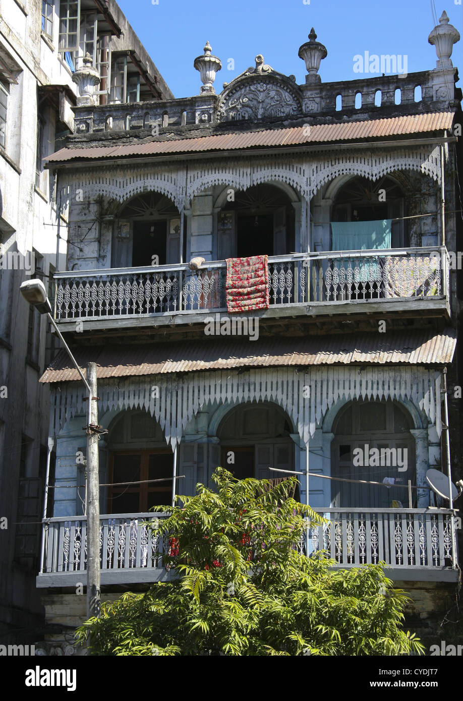 Old Colonial Dictrict, Rangoon, Myanmar Stock Photo - Alamy