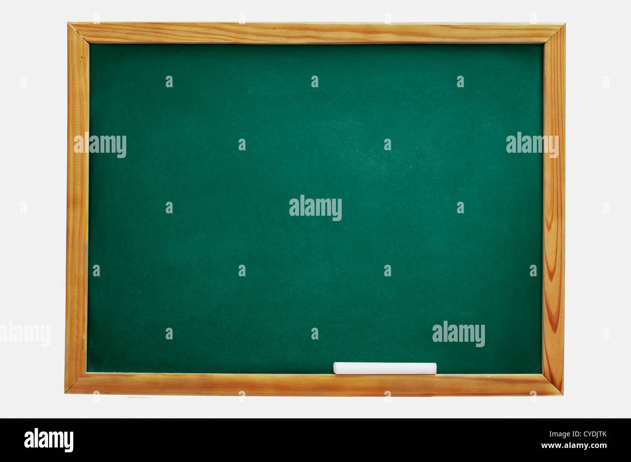 School blackboard isolated on white background Stock Photo - Alamy