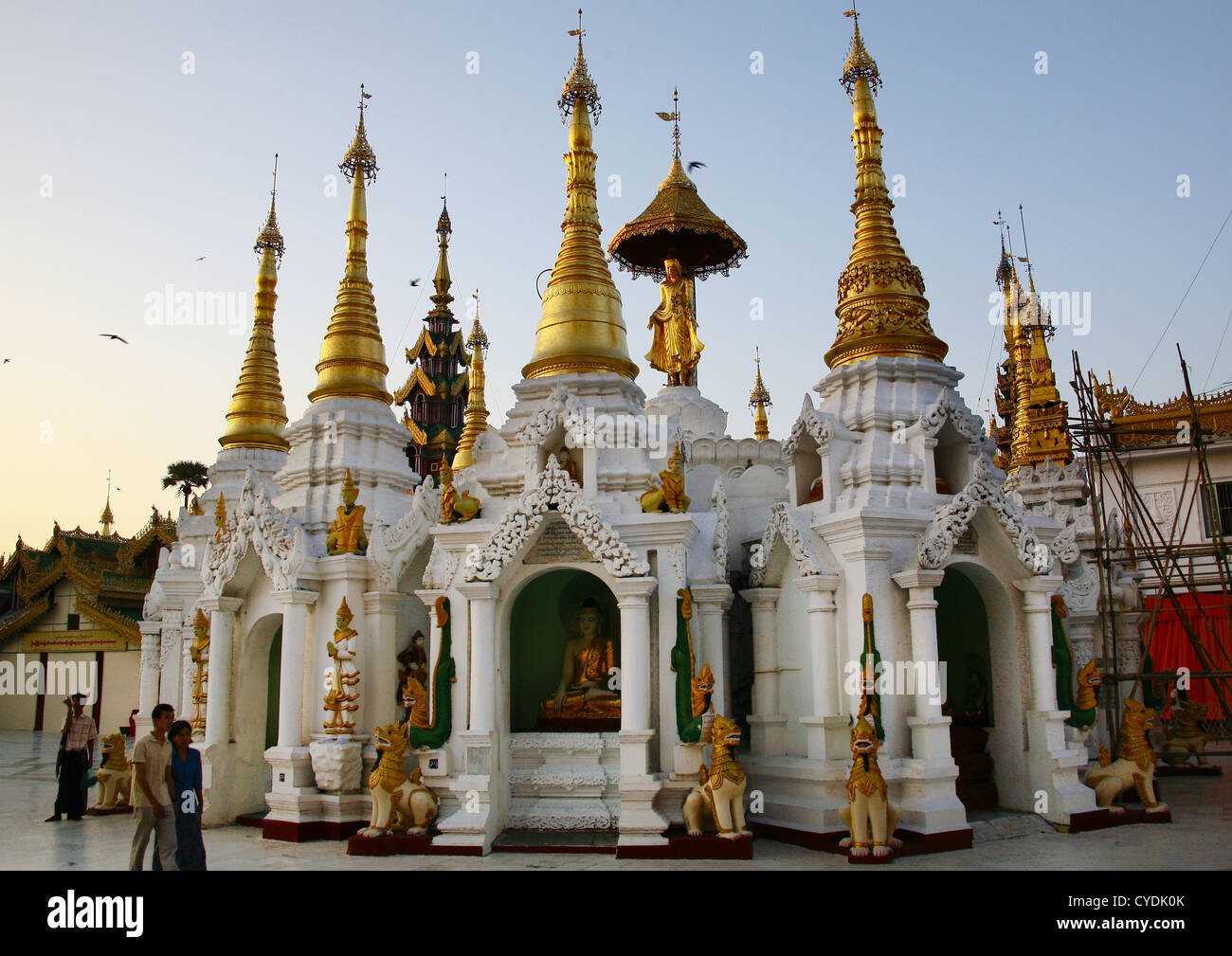 Shwedagon Pagoda, Rangoon, Myanmar Stock Photo - Alamy