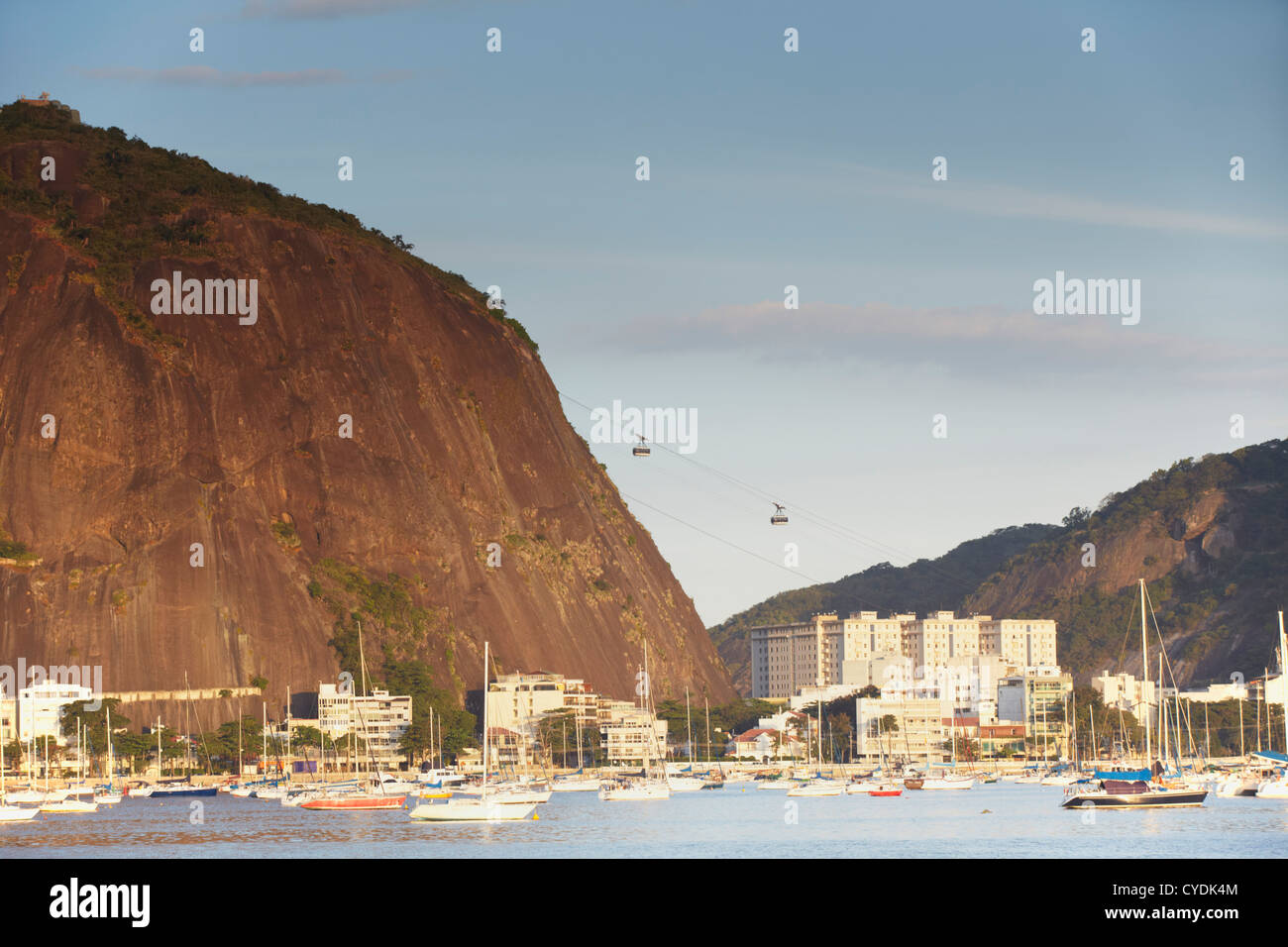 Cable cars of Sugar Loaf Mountain (Pao de Acucar), Rio de Janeiro ...