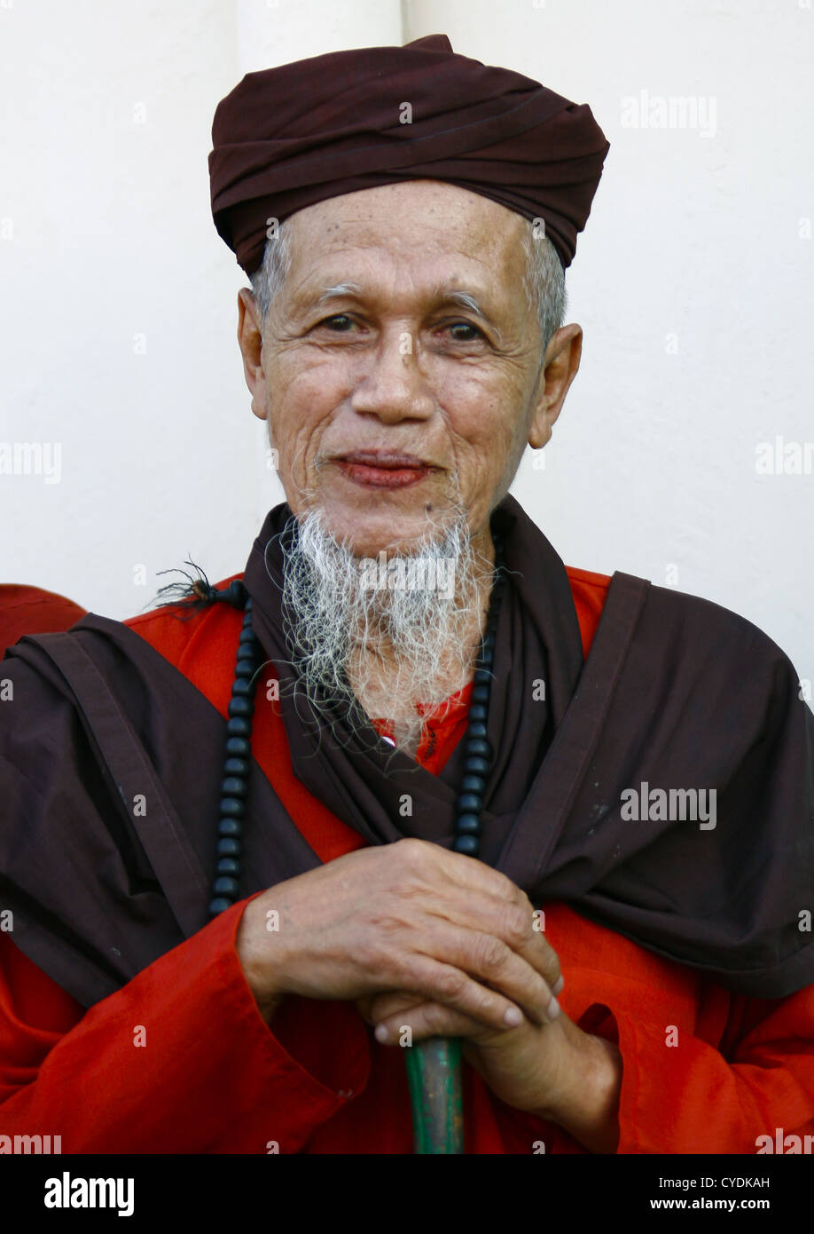 Monk In Rangoon, Myanmar Stock Photo - Alamy
