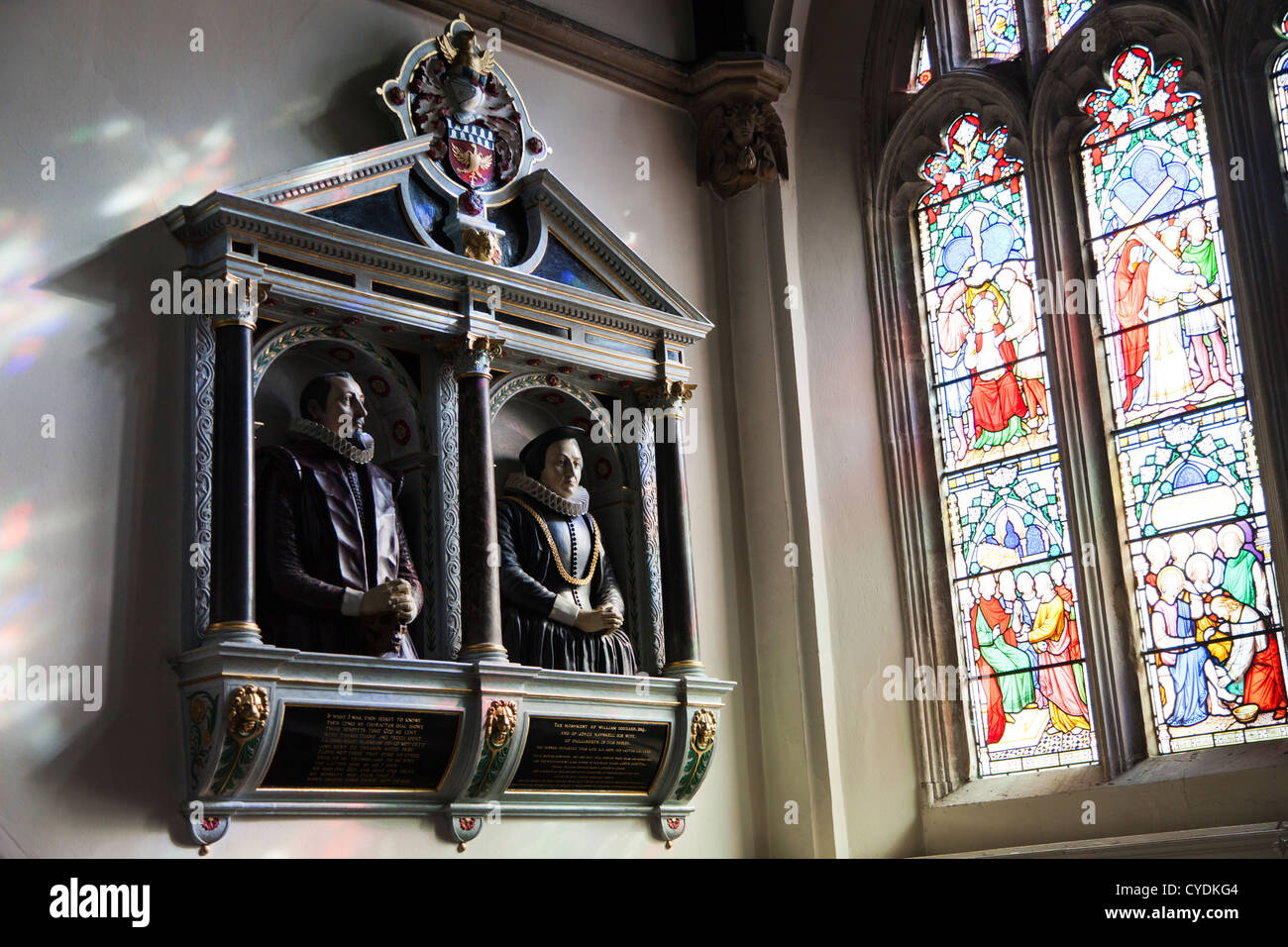 Memorial to William & Joyce Goddard in St Michaels church, Bray ...