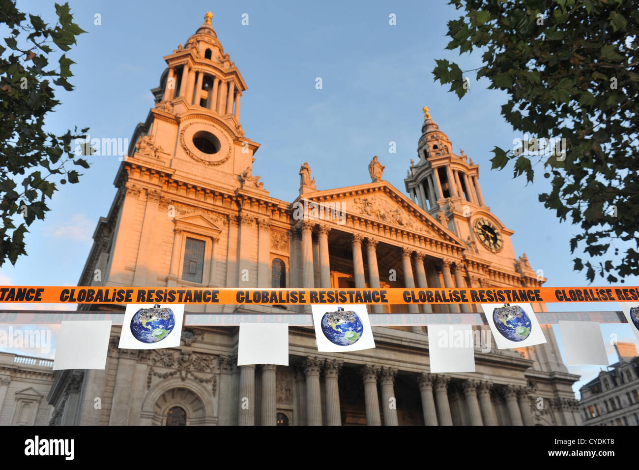 Globalise Resistance banners Stock Photo - Alamy