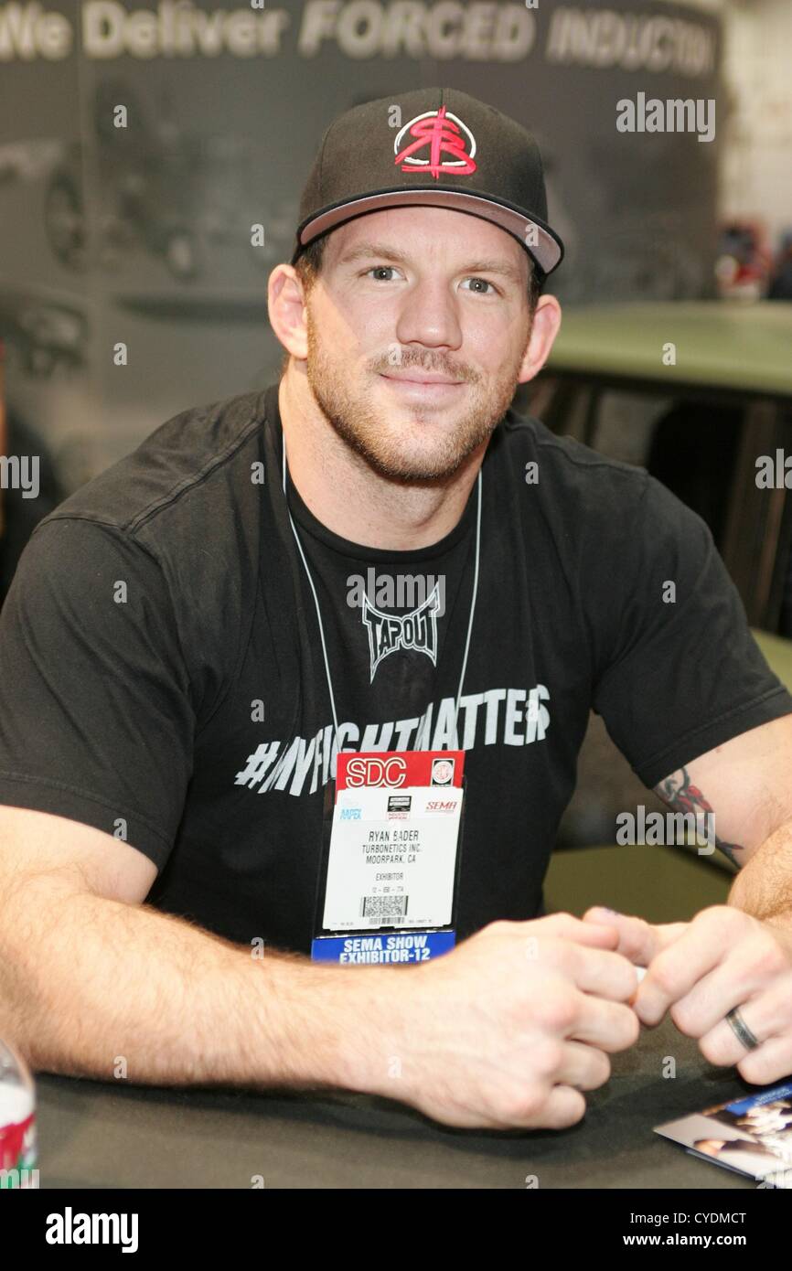 Ryan Bader in attendance for 2012 SEMA Show - THU, Las Vegas Convention ...