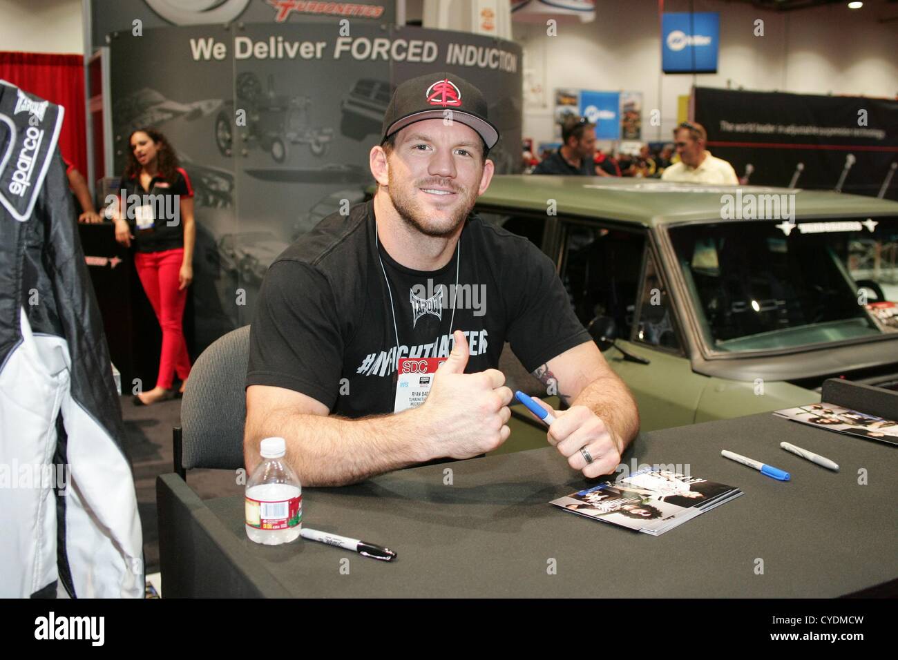 Ryan Bader in attendance for 2012 SEMA Show - THU, Las Vegas Convention ...