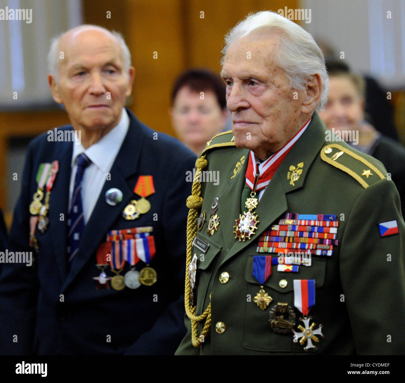 Brigadier general Alexander Beer attends the meeting of Kiev and Right ...
