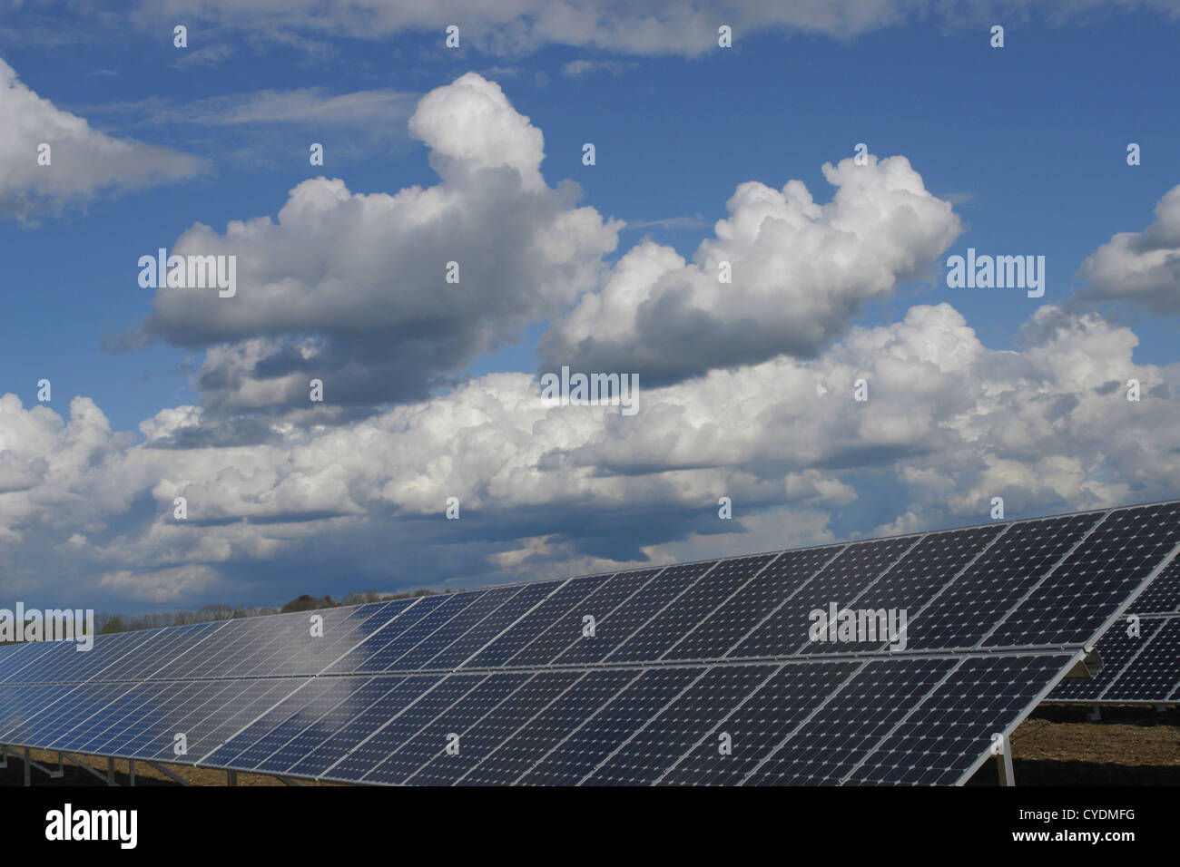 solar collector energy plant outside against sky Stock Photo - Alamy