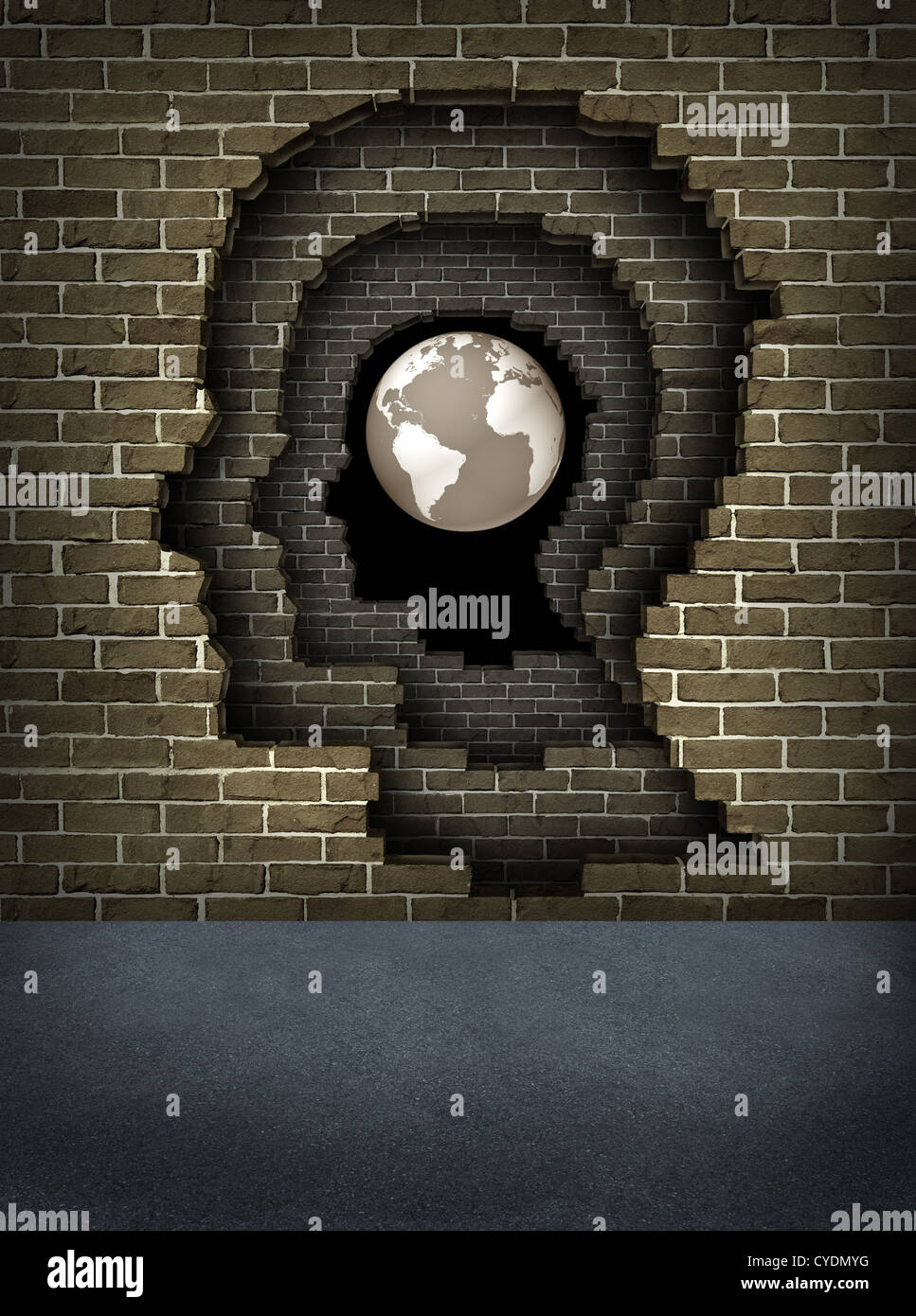 Breaking through obstacles to success with broken brick walls in the ...