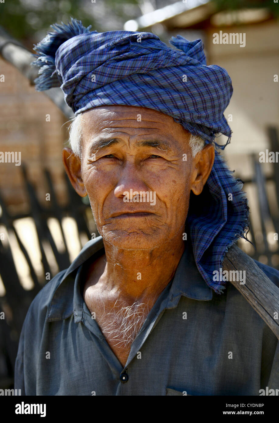 Man From Bagan, Myanmar Stock Photo - Alamy