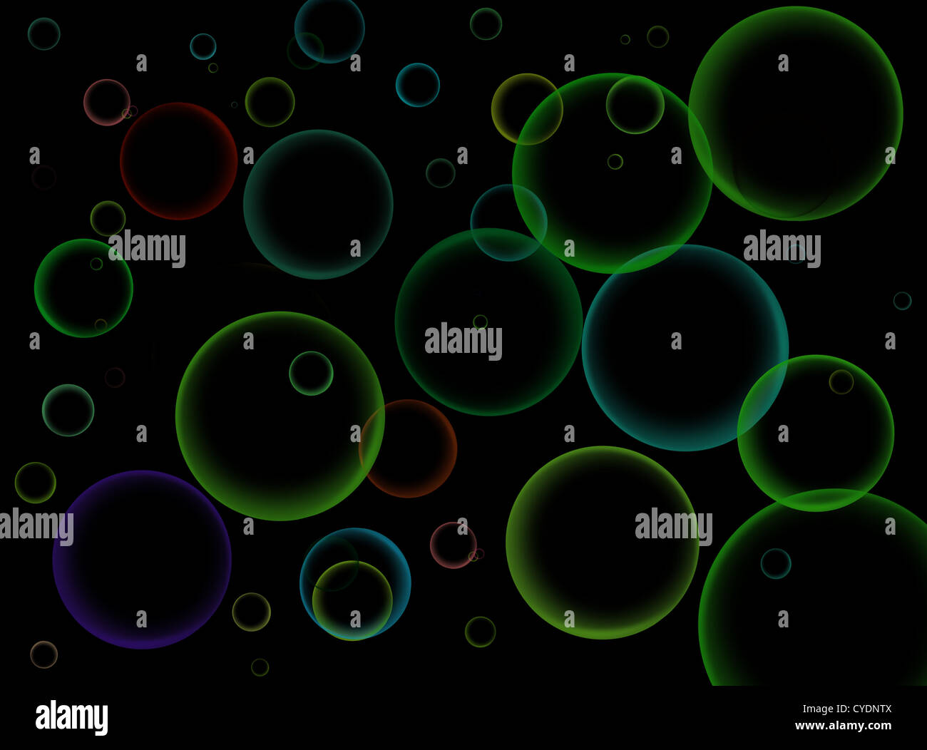 Bright bubble background Stock Photo - Alamy