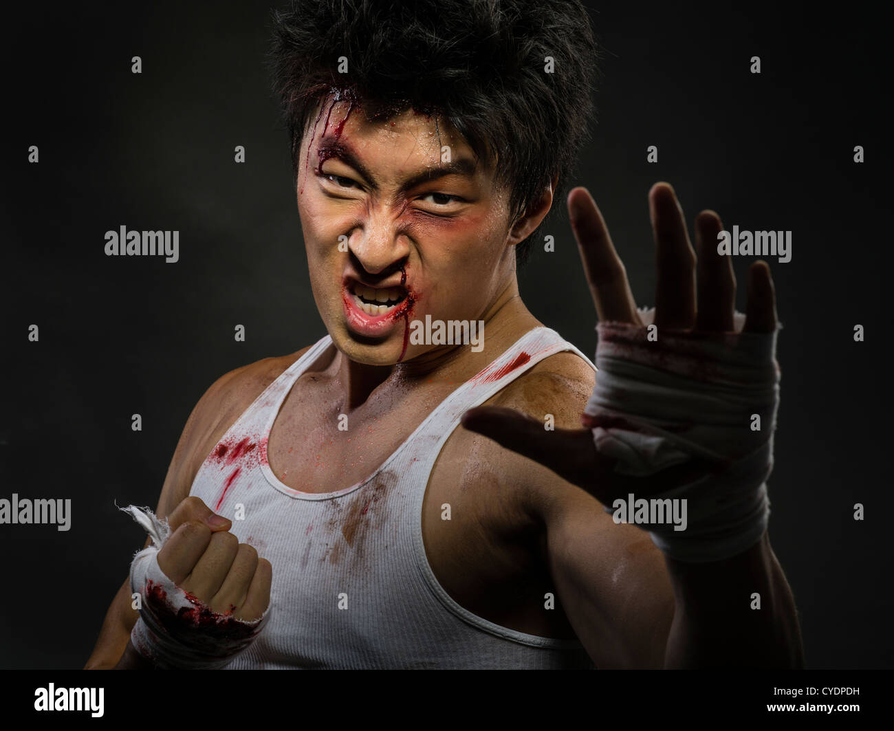 Street fighter / bare-knuckle brawler Stock Photo - Alamy