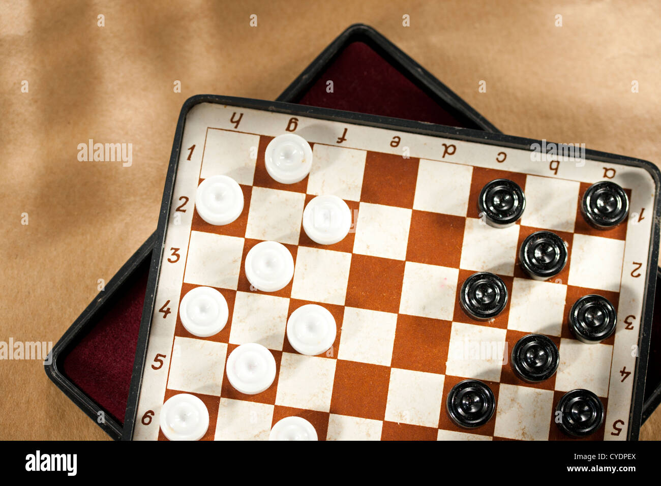Draughts table hi-res stock photography and images - Alamy