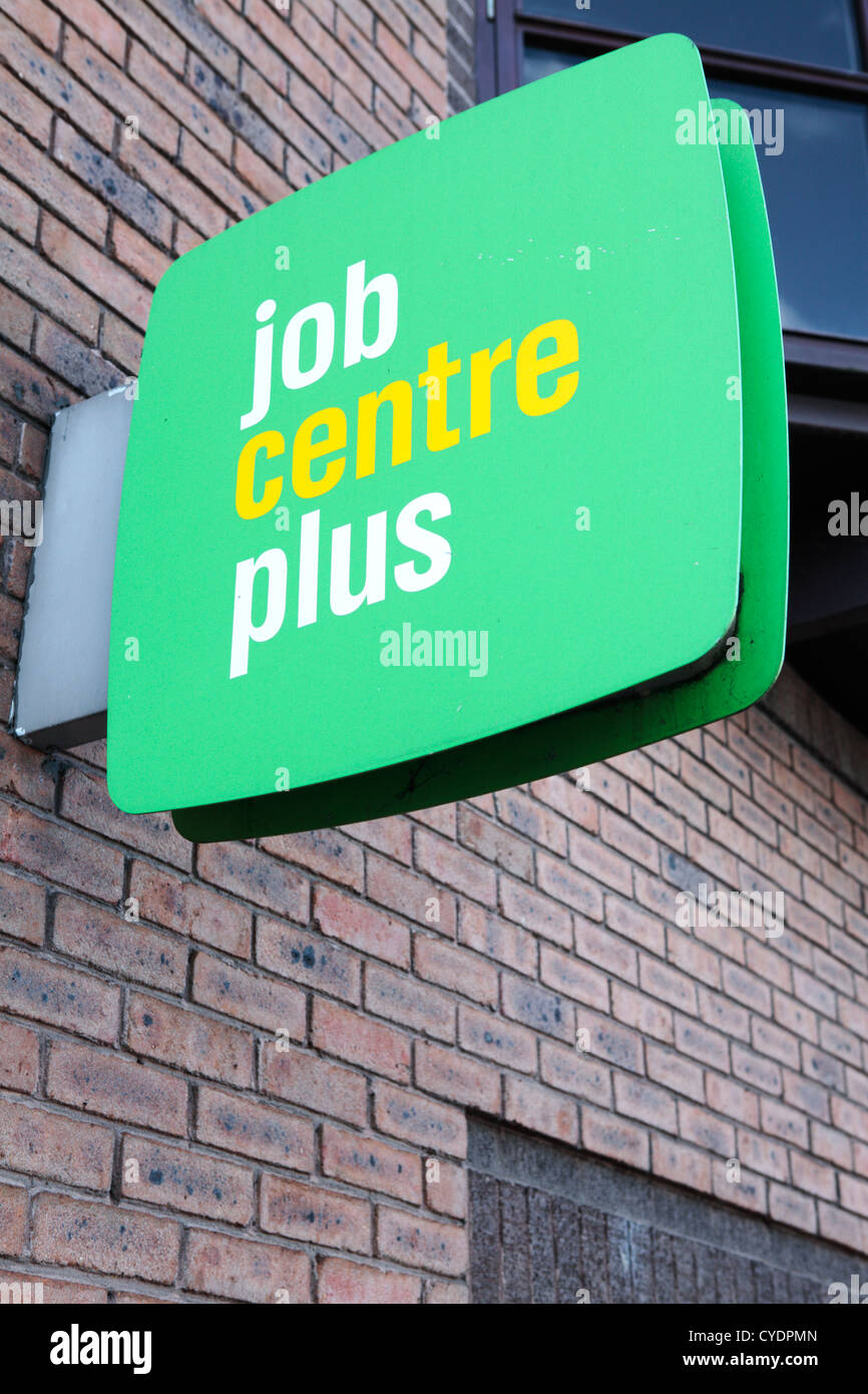 Job Centre Plus Sign Stock Photo - Alamy