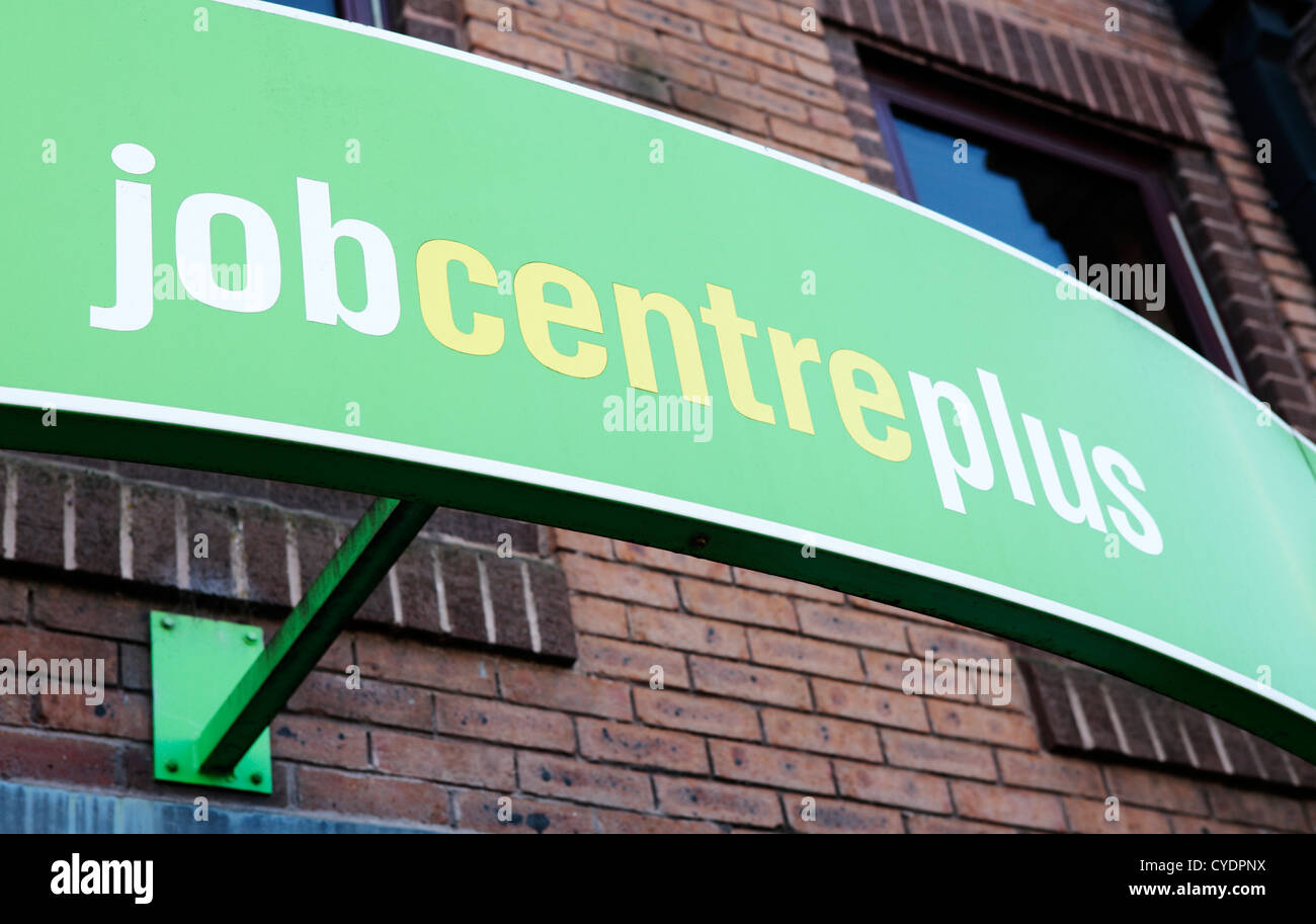 Job Centre Plus Sign Stock Photo - Alamy