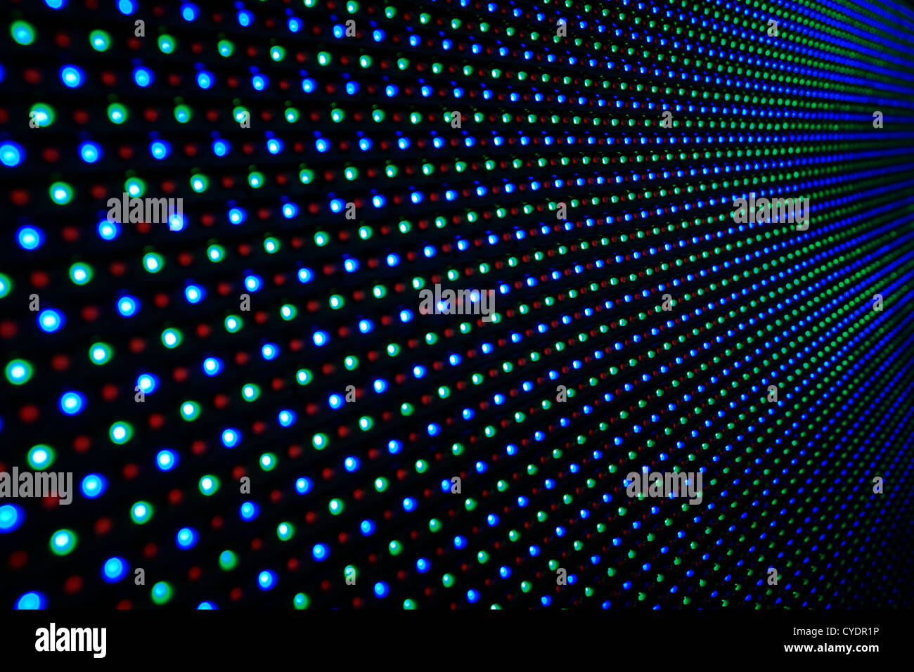 Close-up of the Matrix of a Screen made of multiple LEDs Stock Photo ...