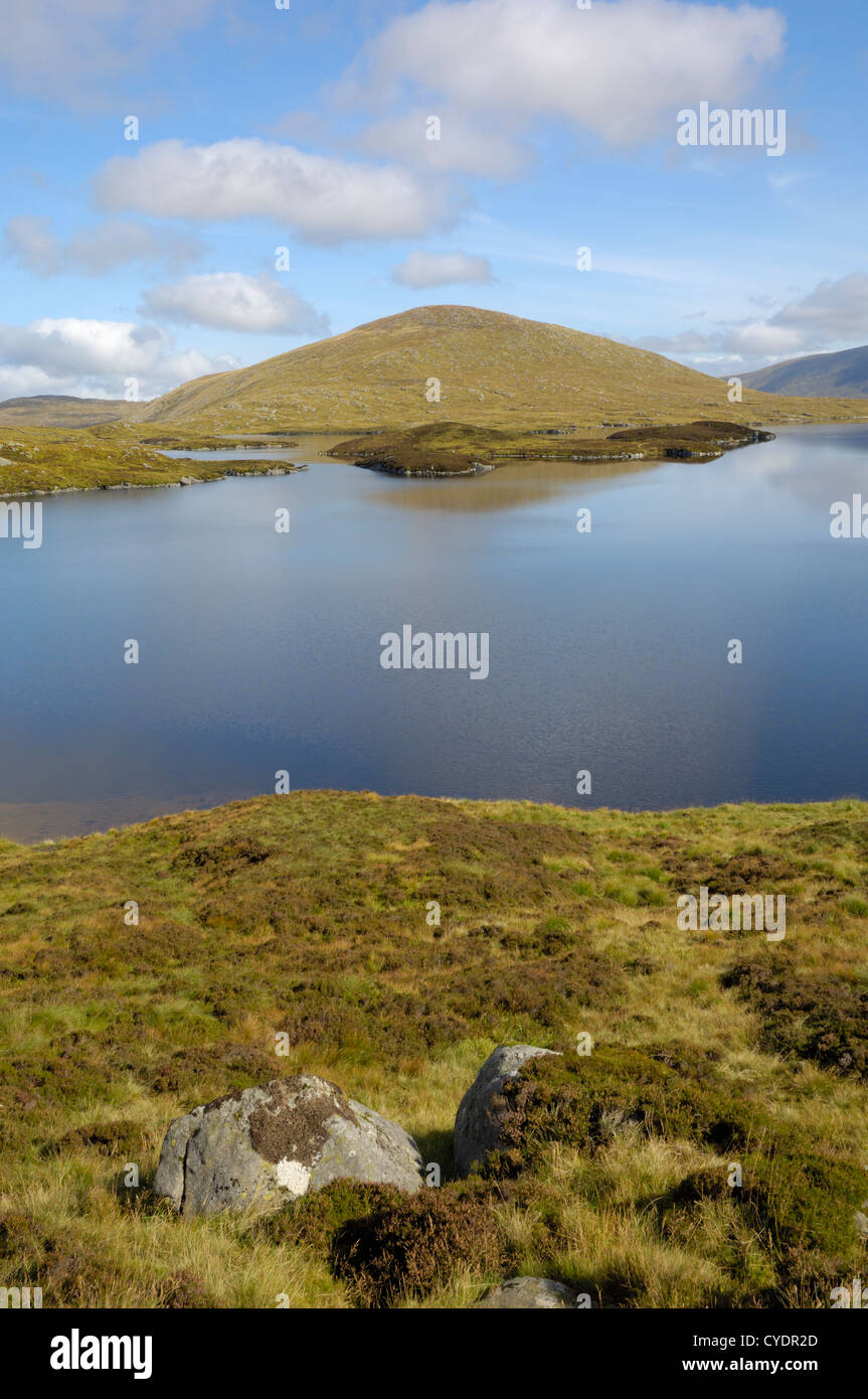 Loch Enoch, looking towards Mullwharchar, Galloway Hills, Dumfries ...