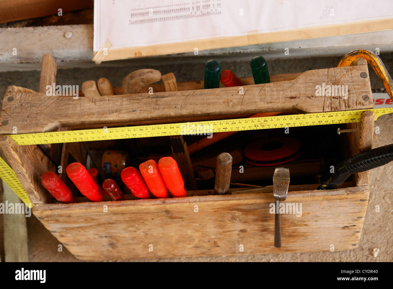 close-up of a tool box Stock Photo - Alamy