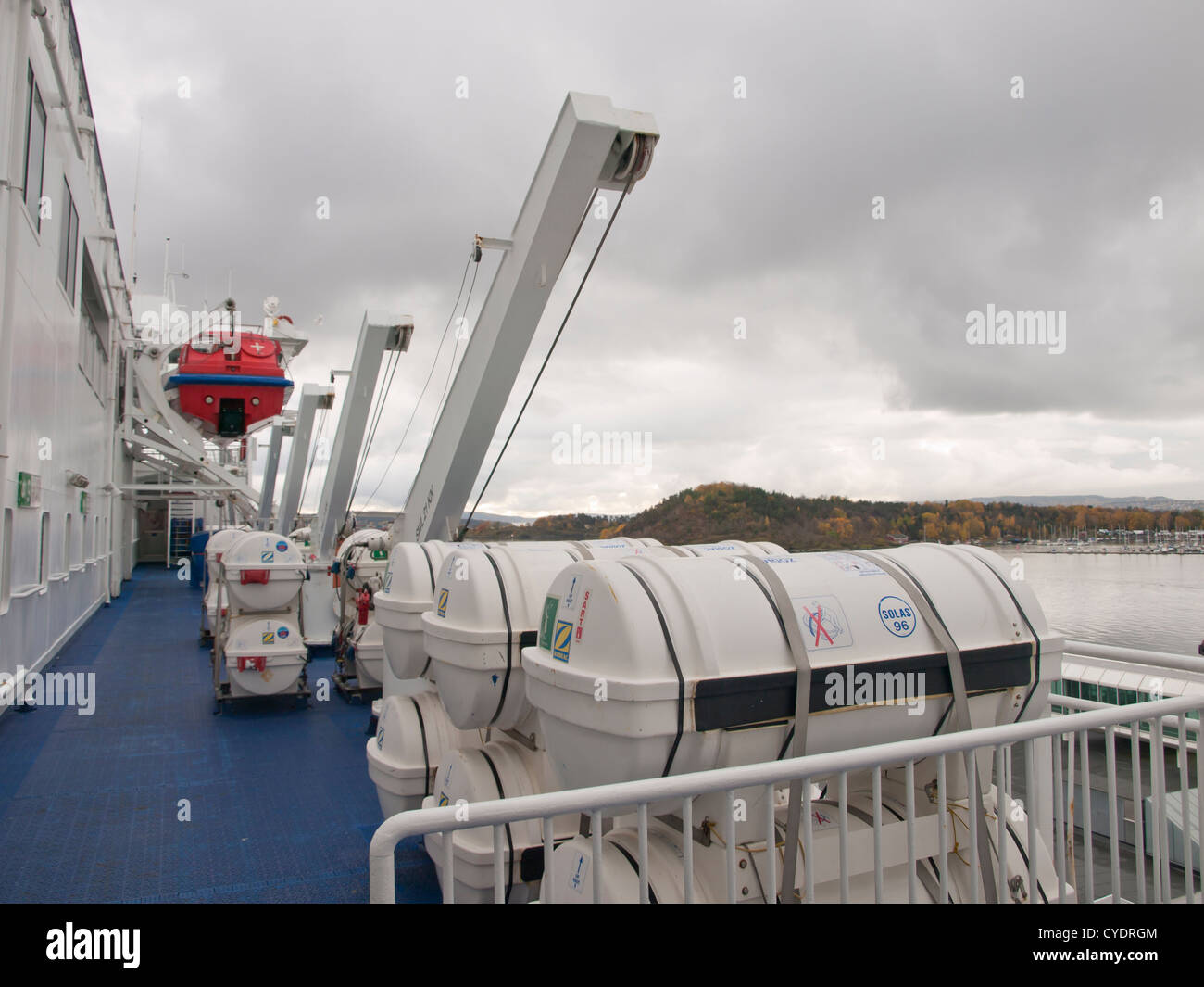 Car ferry life boat hi-res stock photography and images - Alamy