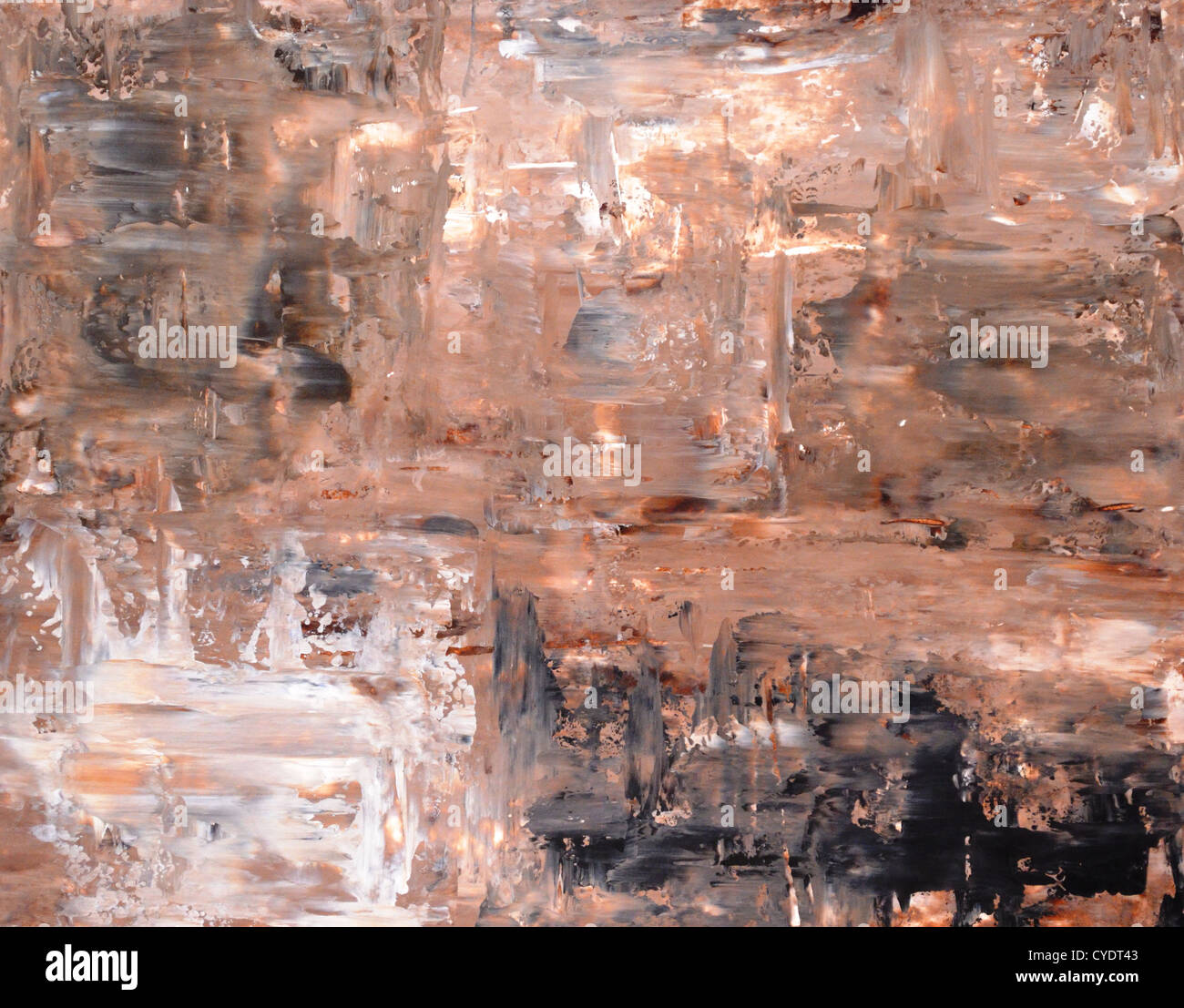 Black white abstract painting hi-res stock photography and images - Alamy
