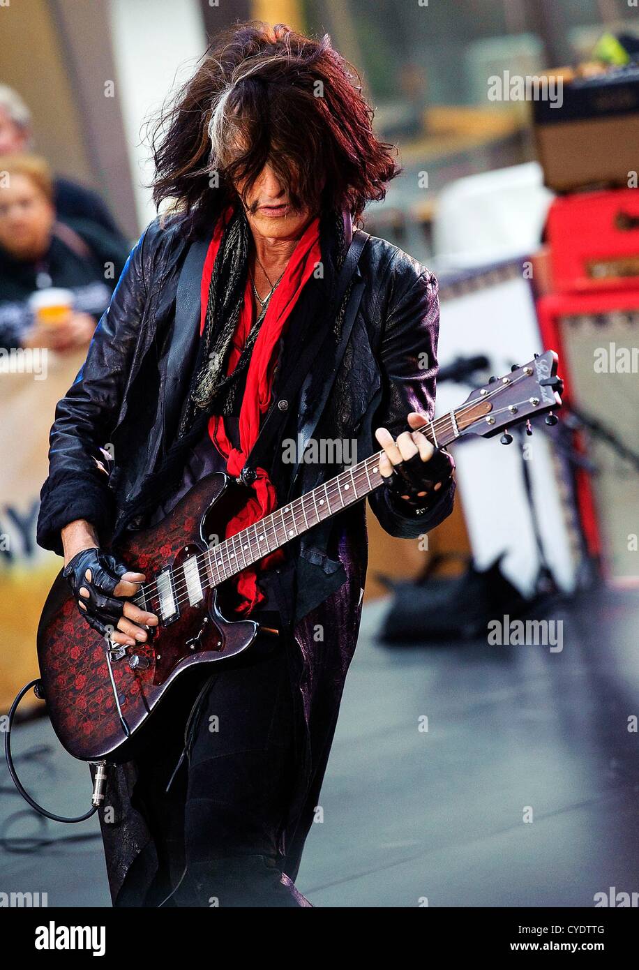New York, USA. 2nd November 2012. Joe Perry on stage for NBC Today Show ...