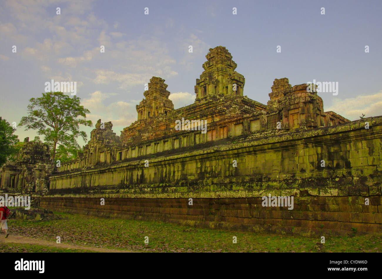 View of stone tempel buildings in Angkor Wat Stock Photo - Alamy