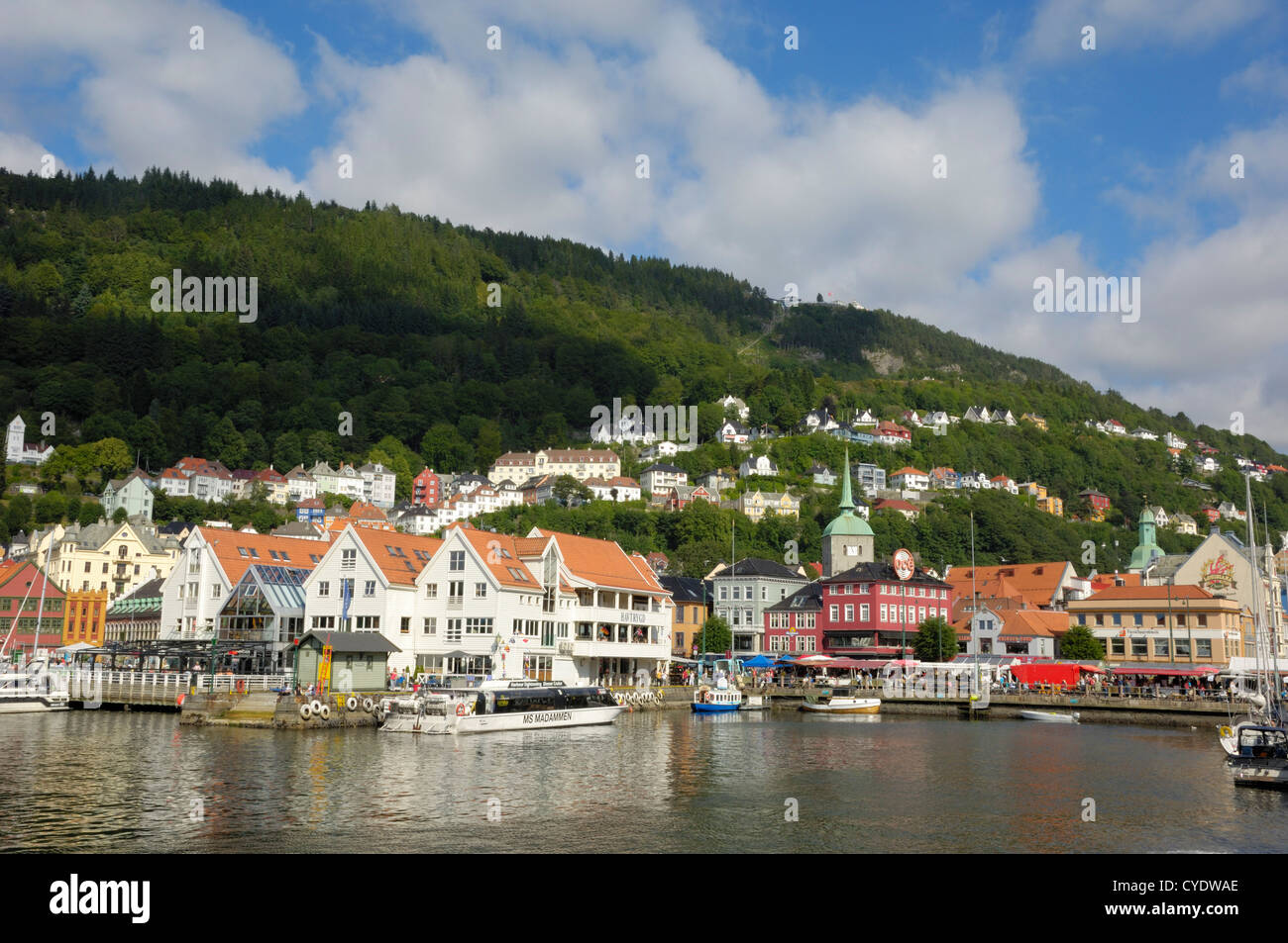 Bryggen, Vagen harbour, Bergen, Hordaland, Norway, UNESCO World Heritage site Stock Photo - Alamy