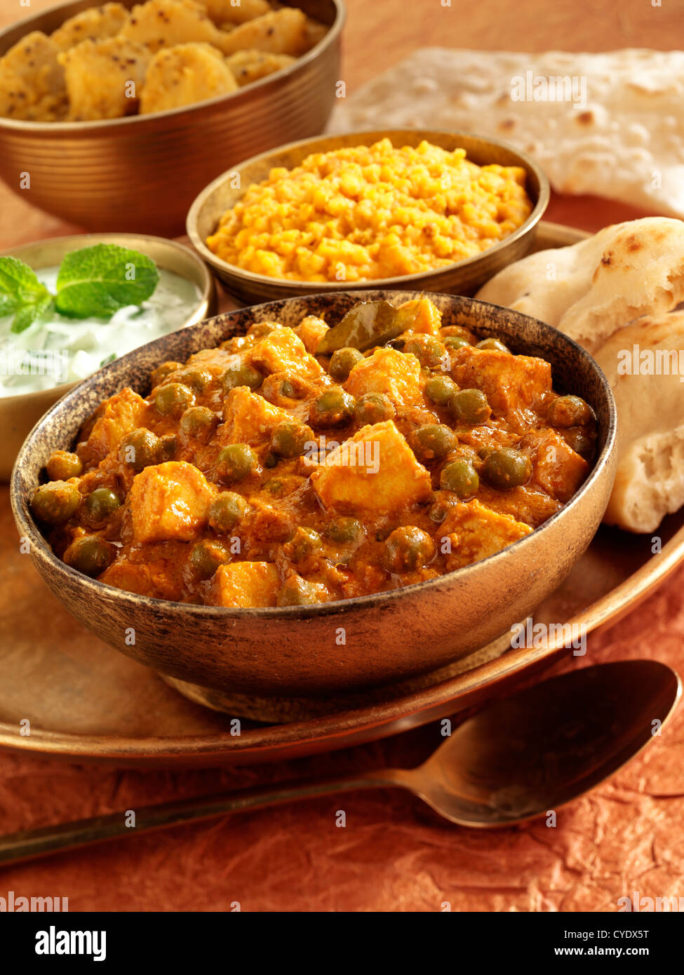 Matar paneer hi-res stock photography and images - Alamy